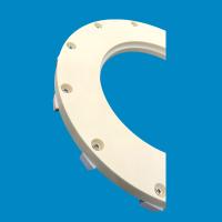 China Alumina Ceramic Crusher Components 75dB Noise, 1600-1650℃ Temperature, High Wear Resistance for sale