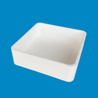 China Heat Resistant Alumina Ceramic Crucible with 1650°C Max Temperature and 3600 Mpa Compressive Strength - Customizable for sale