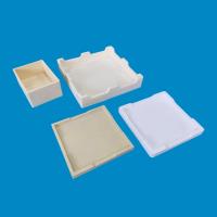 China OEM Mullite Alumina Ceramic Crucible for Kiln Applications - 1650°C Max Temperature, 350 MPa Flexural Strength for sale