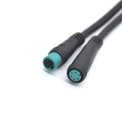 China M8 5Pin Waterproof Plug IP65 E-Bike Male Female Wire 240V for sale