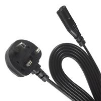 China BS 3 Prong Ac Power Cord Waterproof Fuse Plug Copper Cores For Household Appliance for sale