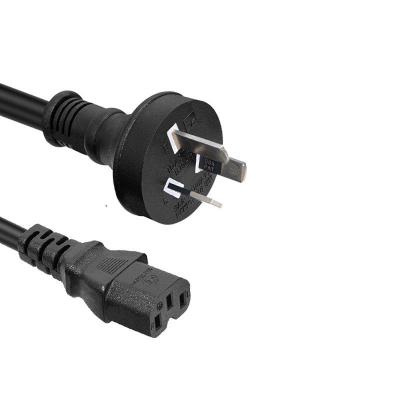 China 10A 250V Aus Power Cable 3 Prong Plug to IEC 13 AC for PC Kettle Rice Cooker for sale