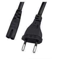 China AC EU Power Cable 2 Pin Extension Cable C7 Eu Plug Iec C7 Connector 250v for sale