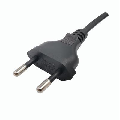 China EU 2Plug C7 Extension Power Cord PVC H03VVH2-F For Appliance And Equipment for sale
