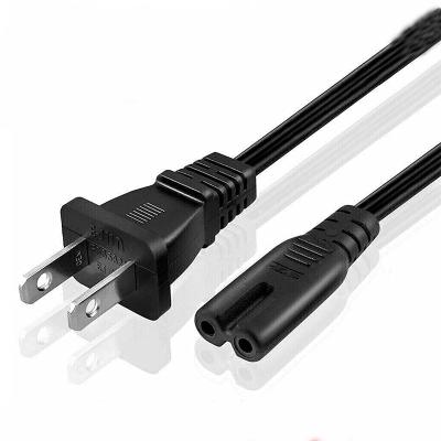 China 10Ft AC Power Cord 2 Prong Extension Adapter with 16AWG/2C 125V 13A US Polarized Male Female Outlet for sale