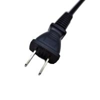 China 2 Pin AC Power Cable Japan Plug 2 Prong PSE Approved 0.75mm2 for sale