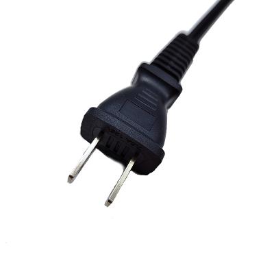 China 2 Pin AC Power Cable Japan Plug 2 Prong PSE Approved 0.75mm2 for sale