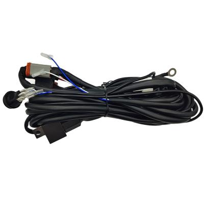 China LED Headlight Wiring Harness DT Led Adapter Car Wire Harness H7 H11 9005 H4 H13 for sale