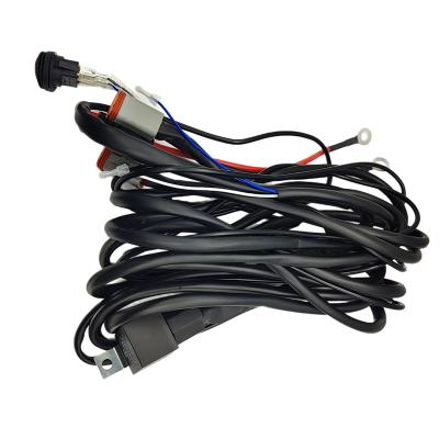 China Automotive Fog Light Electrical Wiring Harness With DT Connector for sale