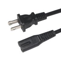 China Japanese standard power cord 1.5m Copper Power Cable PSE Approved 2PIN C7 Connector 2*0.75mm IEC Female End Type Home Appliance for sale