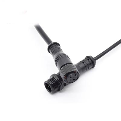 China Waterproof Plug M12 cable 4pin 3pin 5pin 8pin waterproof IP67 circular connector Male Female plug wire for sale