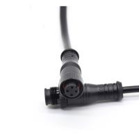 China Waterproof Plug M12 Indoor/Outdoor  Waterproof Power Connector 2-6 Core  Plug with Metal Nut Dustproof for sale