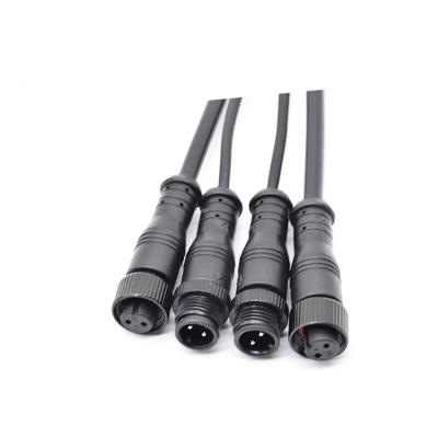 China Waterproof Plug M12 Factory OEM High Quality 2P 3P 4P 6P 7P Assembly Cable M12  Circular Automotive Connector for sale