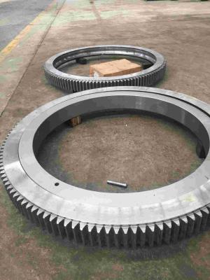 China Outer Gear Double Row Ball Slewing Bearing Same Diameter Large Size for sale