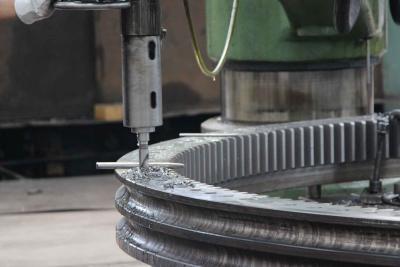 China Double Row Slewing Ring Bearing Large Size Turntable For Deck Crane, Wind Power for sale