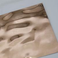 China 904l Embossed Stainless Steel Sheet Natural Color Easy Cut for sale
