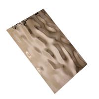 China 904l Embossed Stainless Steel Sheet Natural Color Easy Cut for sale