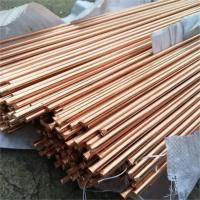 China Red Copper Alloy Bar 99.9% Custom Size T1 T2 C3604 Brass for sale