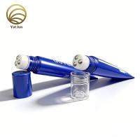 China 20ml PE Eye Cream Tube with 3 Roller Ball Cap for sale