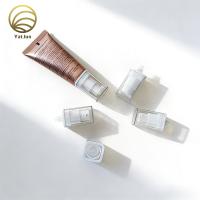 China 30ml 50ml cosmetic sqaure shape of pump tube for sunscreen and skincare packaging for sale