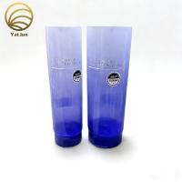 China 100ml 200ml cosmetic PCR plastic empty tube with recycle flip top cap for skincare for sale