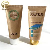 China Kraft paper sustainable packaging tube for skincare for sale