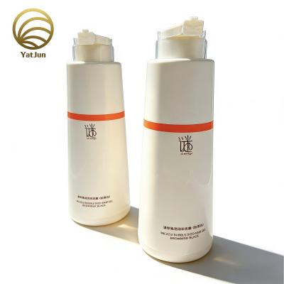 China New 2 in 1 Double Tube Double Pump Hair Dye Shampoo PP Bottle for sale