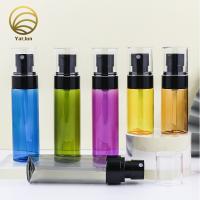China 30ml 40ml 50ml 60ml 80ml clear black PET bottle with lotion spray pump for sale