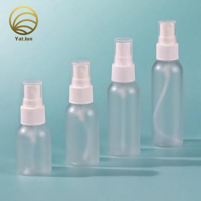 China 30ml 40ml 50ml PET clear matte spray bottle for sale