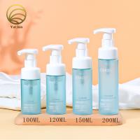 China 100ml 120ml 150ml 200ml PET facial wash bottle with foam pump for sale