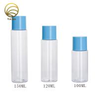 China 100ml 120ml 150ml PET matte Toner empty plastic cosmetic bottle with screw cap for sale