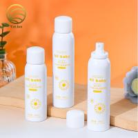China 120ml 150ml 180ml 200ml PET sunscreen spray bottle for sale