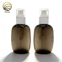 China 120ml Round Pet Mist Plastic Spray oval Bottle with Pump  Cap for sale