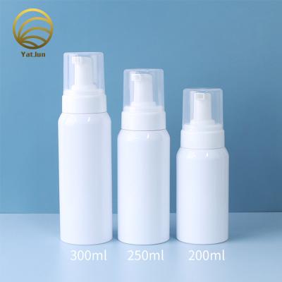 China 200ml 250ml 300ml white PET foam pump bottle for sale
