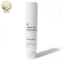 China 100g PE empty plastic tube packaging with flip top cap for facial cleanser for sale