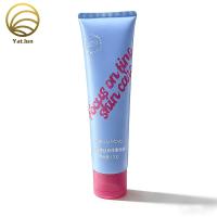 China 150g empty PE plastic tube with flip top cap for body lotion for sale