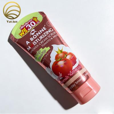 China 200ml ABL empty tube packaging with flip top cap for body lotion for sale