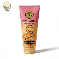China 400g ABL empty round tube packaging with flip top cap for body scrub for sale