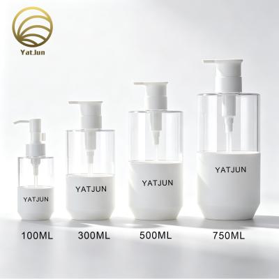 China 100ml 300ml 500ml 750ml PET bottle,suitable for skincare, lotion, shampoo and daily liquid packaging. for sale