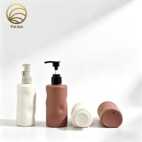 China 200ml PET Water wave bottle with lotion pump for sale
