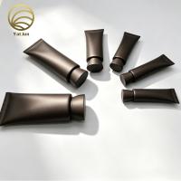 China 10ml 30ml 50ml 120ml Black PE empty oval cosmetic tube packaging for skincare for sale