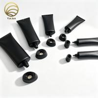 China 10ml 30ml 50ml 120ml Black PE empty oval cosmetic tube packaging for skincare for sale
