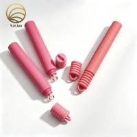 China 10ml Empty packaging Lipgloss Tubes for Lip Balm Liquid Lipstick Cosmetic Squeeze Tube with silicone Applicator for sale