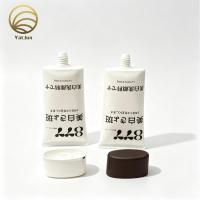 China 100g Empty Plastic Squeeze Oval Tube Screw Cap Cosmetic Cream  Tube for sale