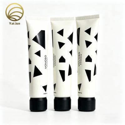 China 100ml Dual Plastic PE Tube Cosmetic  Double Tube Packaging for facial wash for sale