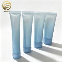 China 30ml 50ml LDPE Oval Plastic Squeeze Tubes with Acrylic Screw Caps for Cosmetics for sale