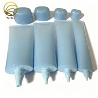 China 30ml 50ml LDPE Oval Plastic Squeeze Tubes with Acrylic Screw Caps for Cosmetics for sale
