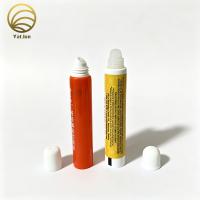 China 10ml Empty PE Squeeze Tube Packaging Silicone Applicator Tube For Lip Balm for sale