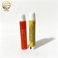 China 10ml Empty PE Squeeze Tube Packaging Silicone Applicator Tube For Lip Balm for sale