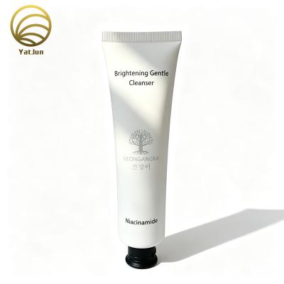 China 50ml White PE Squeeze Tube Empty Cosmetic Packaging Tube For Hand cream for sale